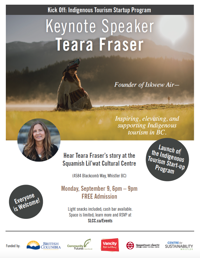 Celebrate the kick-off of the Indigenous Tourism Start-Up Program, with ...