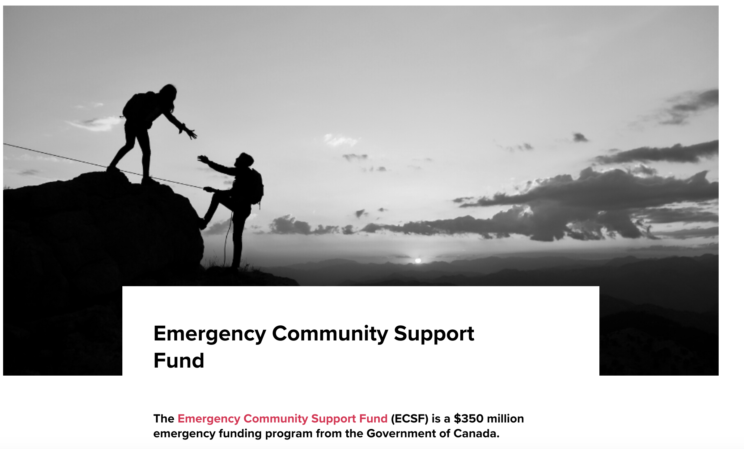New Federal Emergency Community Support Fund – The Wellness Almanac