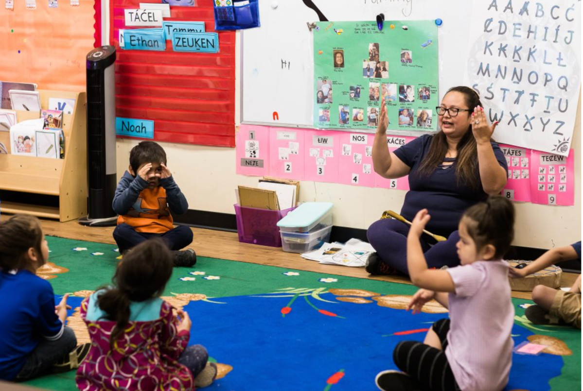 Dr Lorna Wanosts’a7 Williams opens the Decade for Indigenous Languages ...